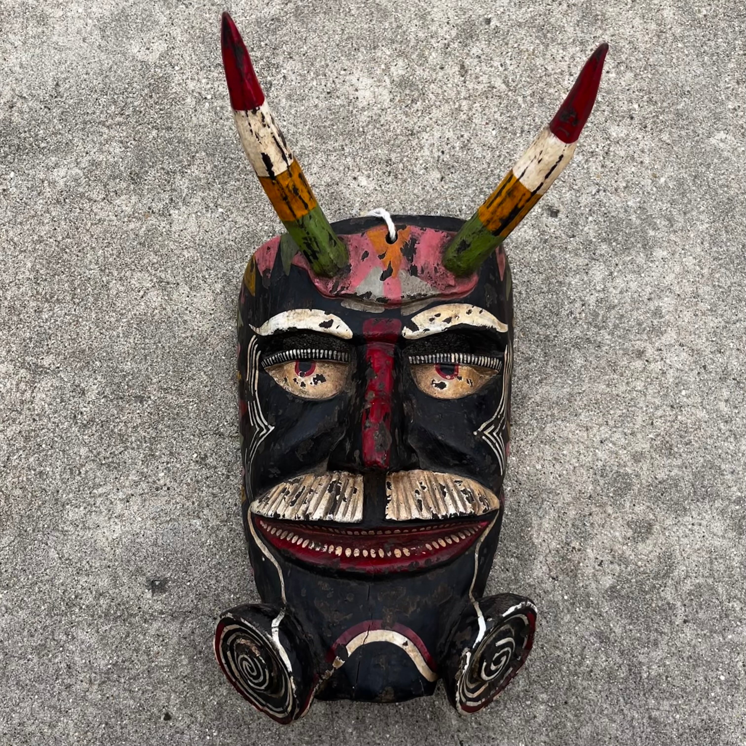 Vintage hand crafted Diablo mask. – Sad Heart Vintage